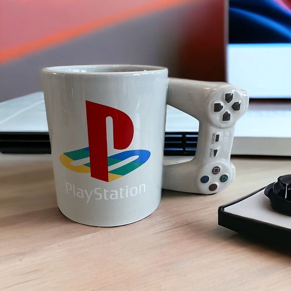 Sony | Dining | Vintage Playstation Coffee Mug Controller Handle ...